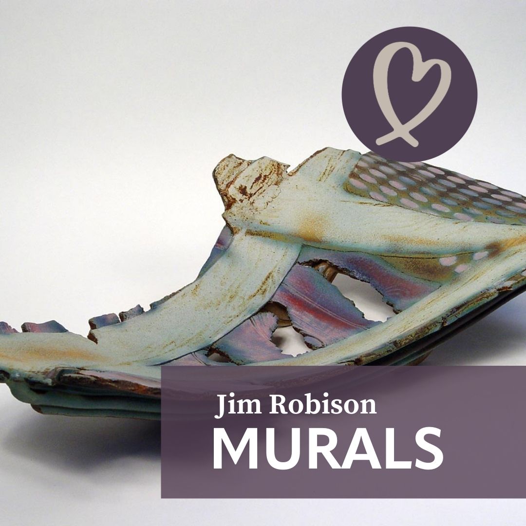 Jim Robison Creates Two Ceramic Murals – Valentine Clays